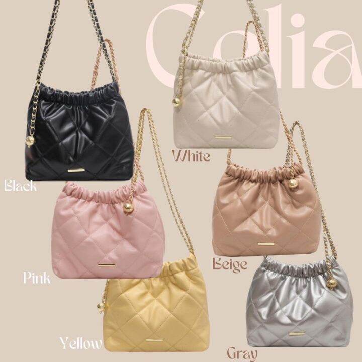 hujik ใช้code 8AGJL45 ลดเพิ่ม 45฿ “ C034 กระเป๋ารุ่น celia หนังนุ่ม ...