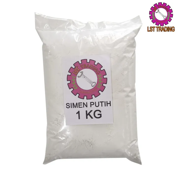 [READY STOCKS] 1KG WHITE CEMENT / SIMEN PUTIH / SIMEN JUBIN / SKIM COAT ...
