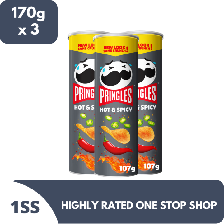 Pringles Hot & Spicy 107g x 3 | Lazada PH