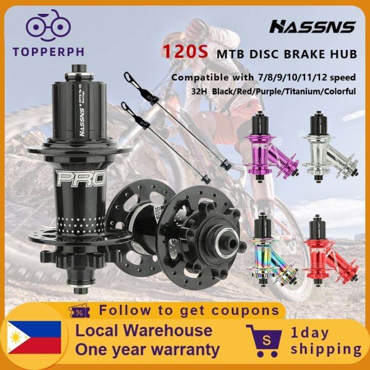 HASSNS PRO7 MTB Hub 6 Pawls 3 Teeth 32 Hole Ultralight Hub 120 Beeps 4 ...