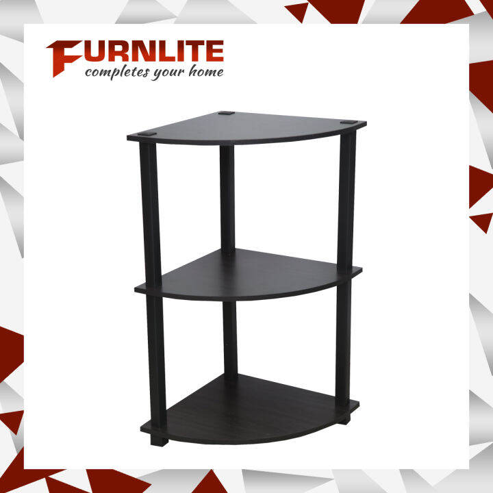 Furnlite 3 Tier Corner Shelf SP076 | Lazada PH