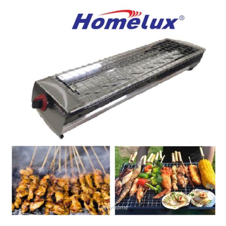 🔥 HOMELUX Single Burner BBQ Gas Grill Stove (Auto) Stainless Steel ...