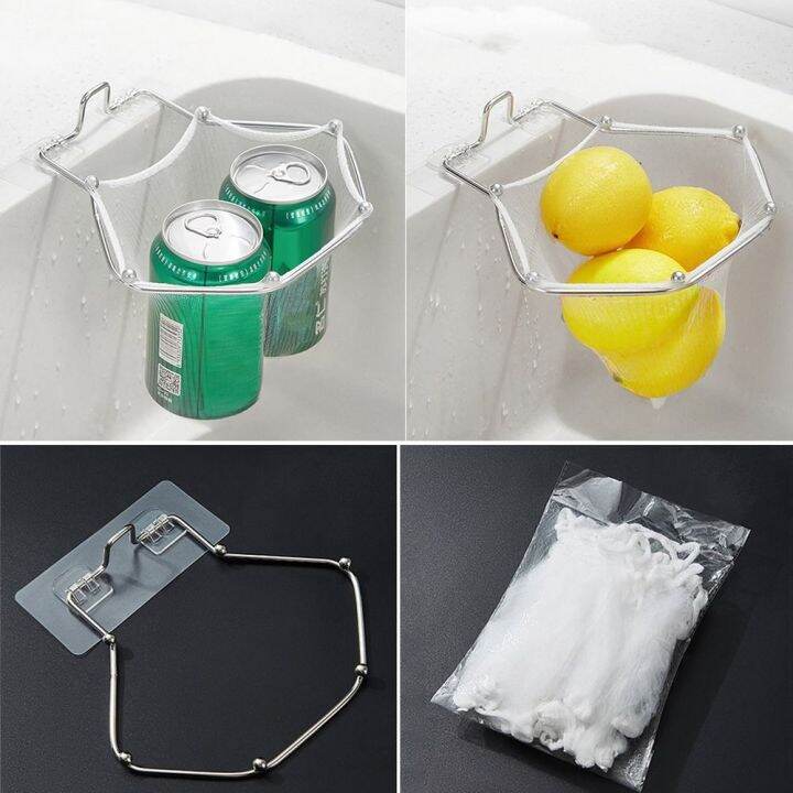 TERMINATE Household Residue Drainage Net Bag Kitchen Tools Stainless ...