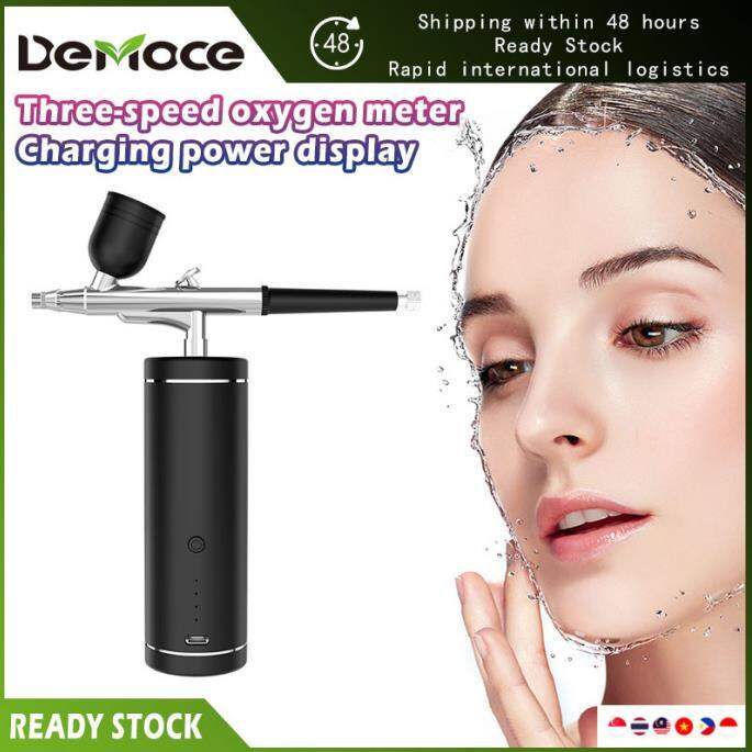 DeMoce Mini Airbrush Set Sprayers Facial Moisturizings Portable Water ...