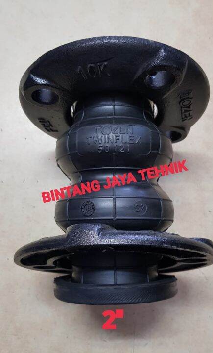 FLEXIBLE JOINT RUBBER 2" ( 50A ) TWINFLEX TOZEN 10K FCD450 | Lazada ...