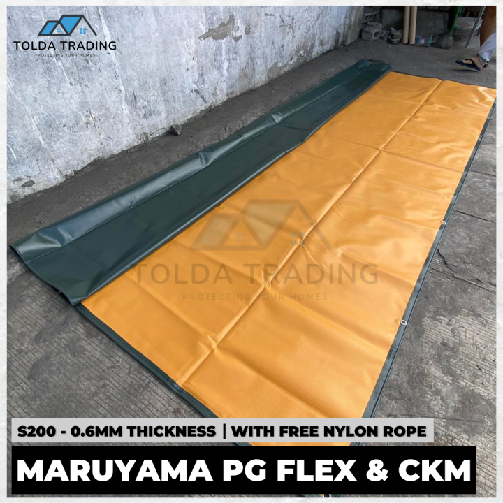 6x10ft Lifetime Trapal, Lona, Tarp. Original Maruyama Pg Flex S200 for Heavy Duty Use. Cargo ...