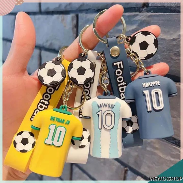 Neymar Jr Brazil No.10 Football Shirt World Cup 2022 Keyring Key ...