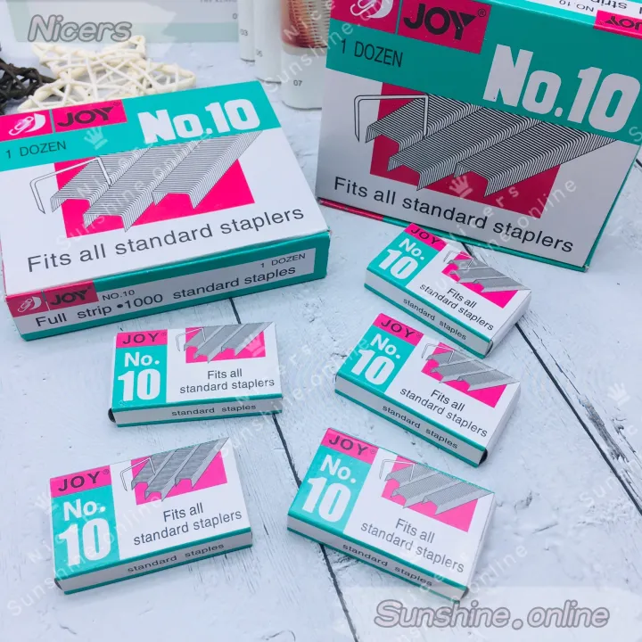 #10 JOY Staple Wire Standard Staples 1DOZ | Lazada PH