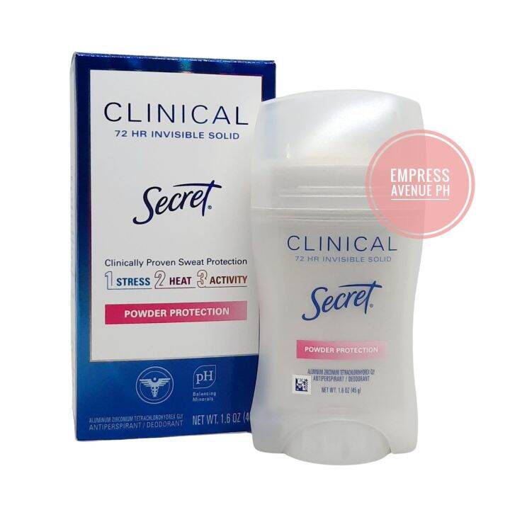 Secret Clinical Strength Invisible Solid Antiperspirant Deodorant ...