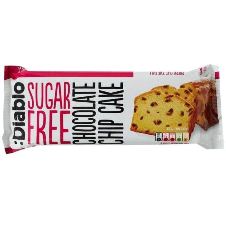 New Normal 💎 (x 1) Diablo Sugar Free Chocolate Chip Cake 200g เดียโบล ...