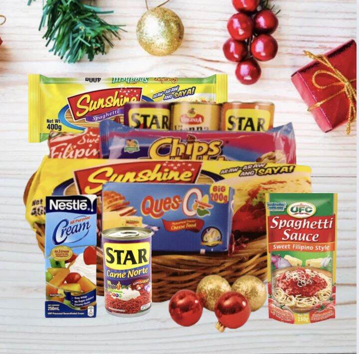 #86 Christmas Grocery Package Worth 600 | Lazada PH