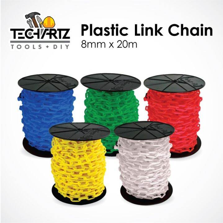 8mm PVC Plastic Chain Colour Chain Hardware | Rantai Plastik | Lazada