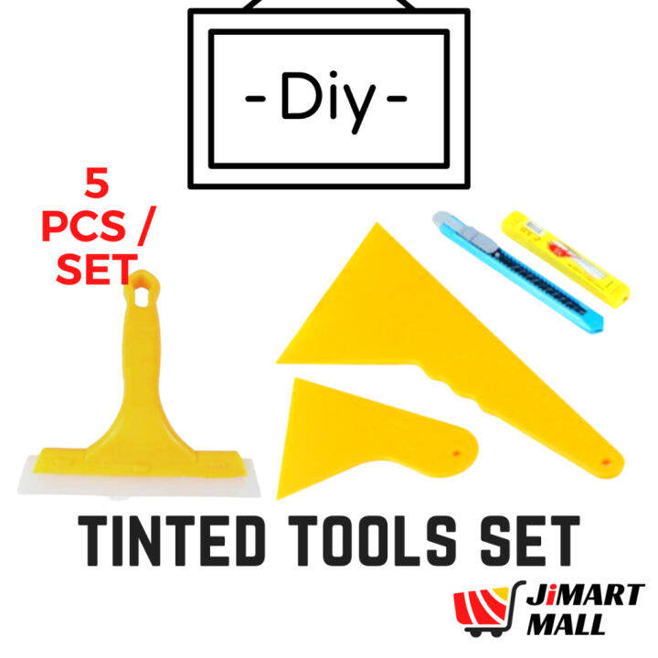 Window Film Tinted Tool Set Squeegee Tools Kit Vinyl Tinting Scraper ...