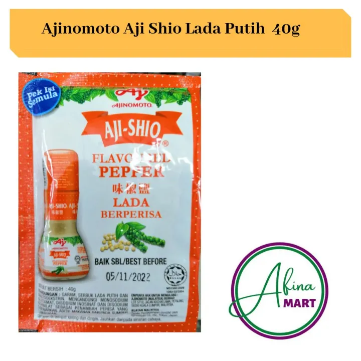 Aji Shio Serbuk Lada Putih 40g | Lazada