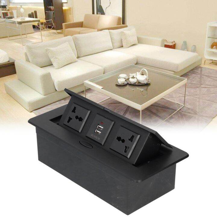 ซ็อกเก็ตแบบป๊อปอัพสำหรับใช้ในสำนักงานกล่องเชื่อมต่อแถบ16A 250V สำหรับ ...