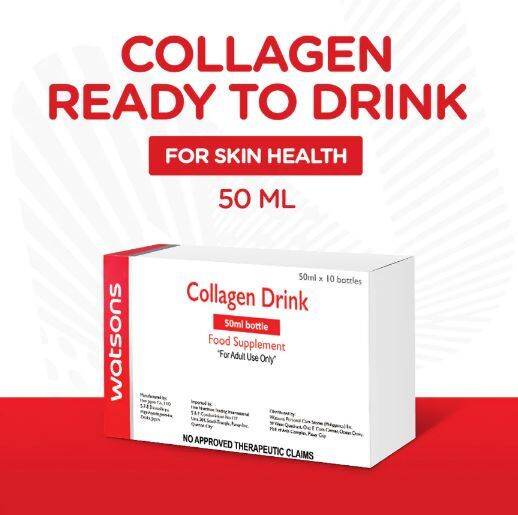 Watsons Collagen Ready to Drink 1 bottle 50ML | Lazada PH