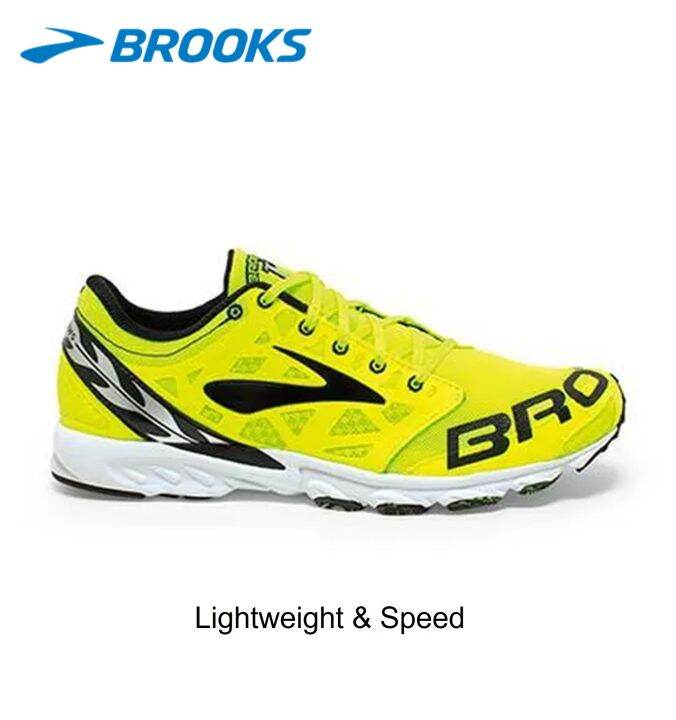BROOKS T7 Racer Yellow neon MEN (1D Medium Cutting) (Off season ...