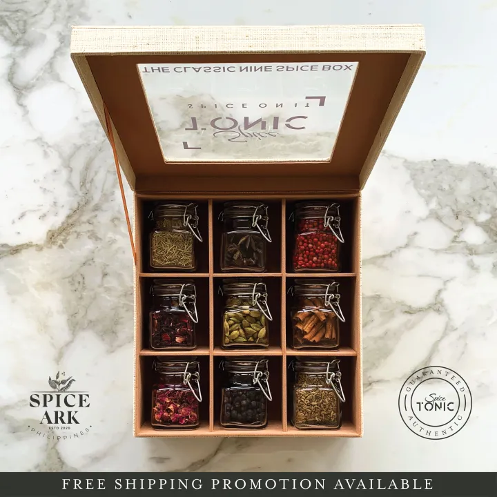The Classic Nine Spice Box | Premium Spice and Botanical Box | Lazada PH