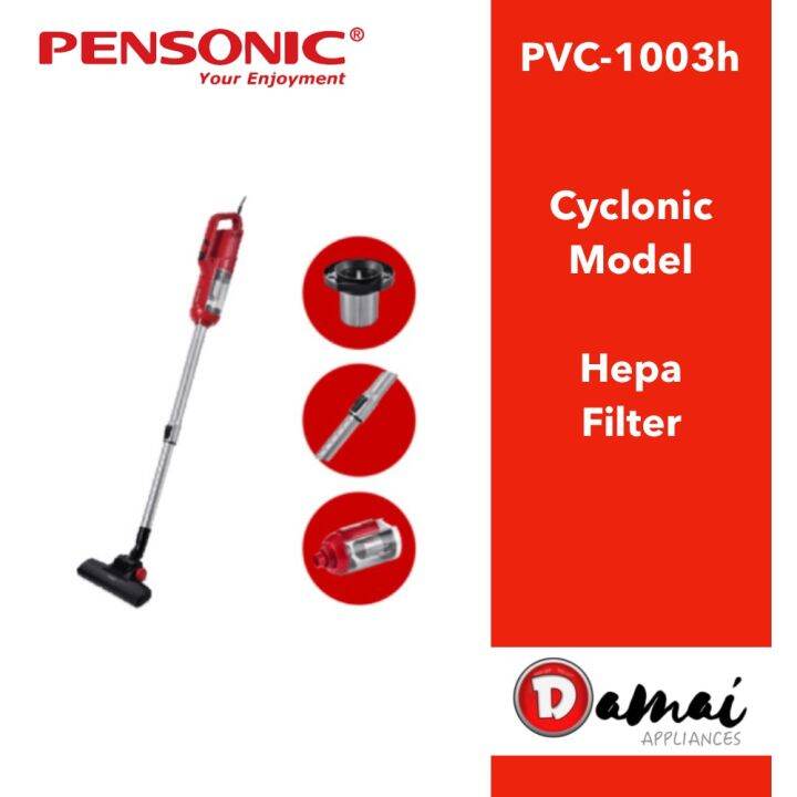 Pensonic Wired Stick Vacuum Cleaner PVC-1003H | Lazada