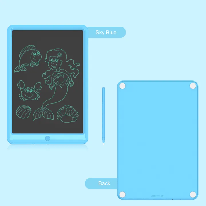 1310in LCD Writing Tablet Split Screen Electronic Drawing Board Ruler ...