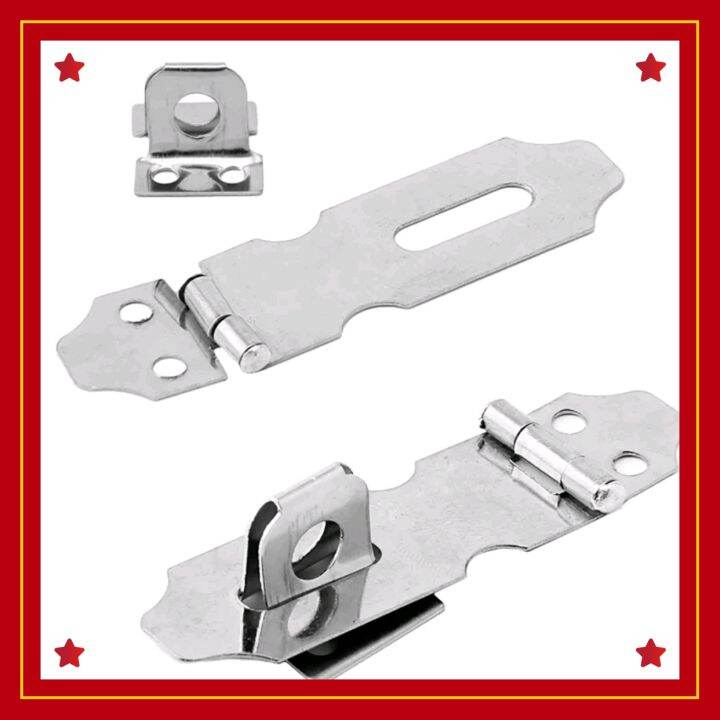 3 inch Stainless Steel Hasp Lock & Staple for Safety Security Door Bolt ...