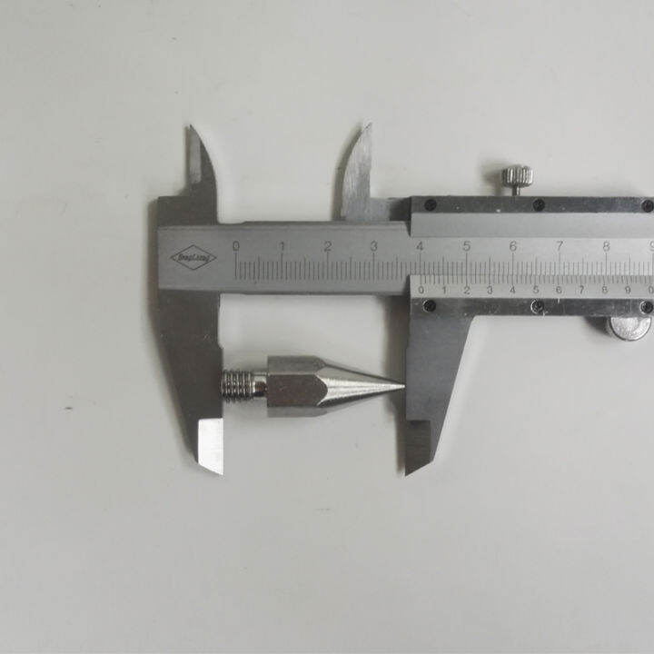 Surveying and mapping of 304 stainless steel toe of tripod with middle ...