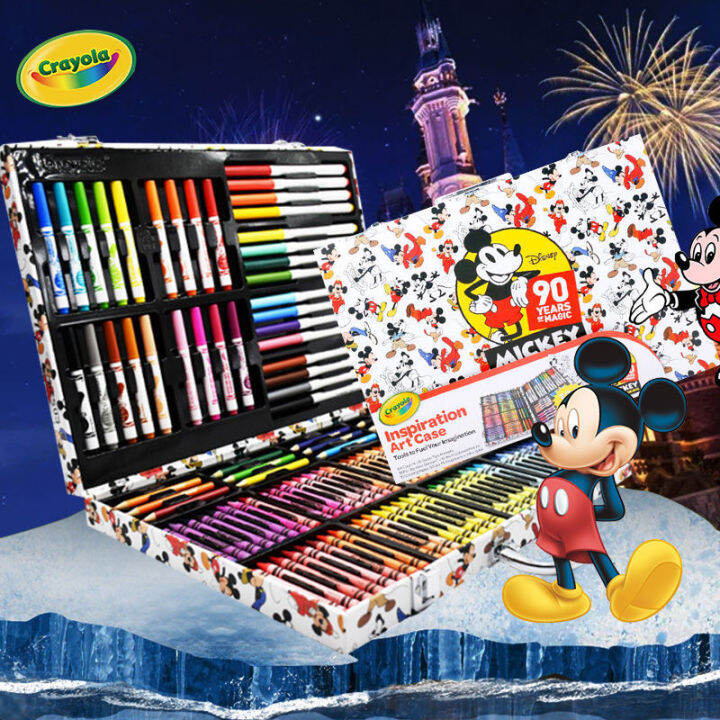 Crayola Crayola Mickey 90th Anniversary Edition ปากกาสีน้ำ Crayon Set ...