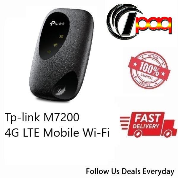 TP-Link M7200 4G LTE Mobile Wi-Fi | Portable Wi-Fi Hotspot | Lazada