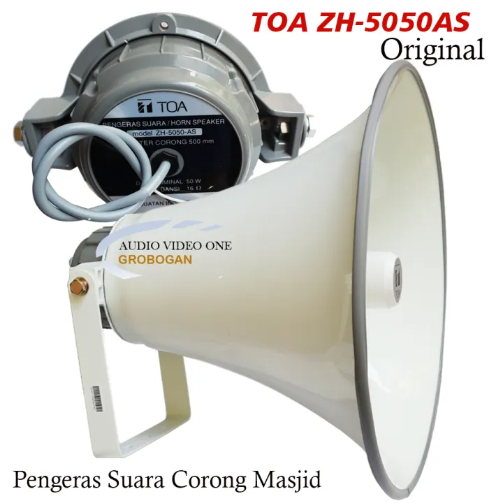 Toa Spiker Corong Set ZH-5050 AS Speaker Horn Pengeras Suara 50 Watt + PALET KAYU | Lazada Indonesia