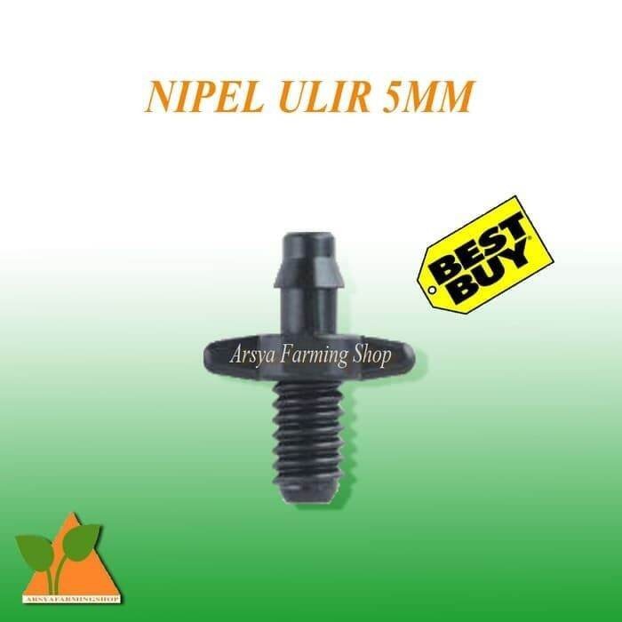 Arsya Farm Isi 10 pcs Nippel / Neppel / Nipple 5mm Sarana Irigasi ...