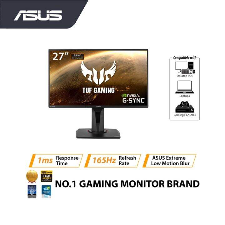 Asus TUF Gaming VG279QR Gaming Monitor 27 inch Full HD (1920 x 1080 ...