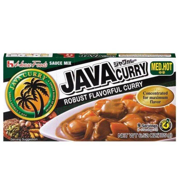 House Java Curry Sauce Mix Medium Hot (Japanese Imported) เฮาส์ แกง ...