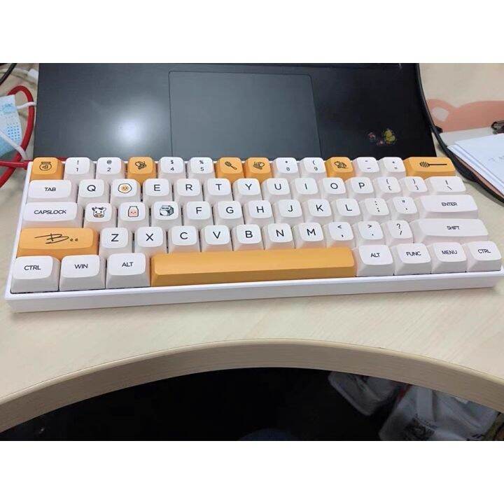 [keycap ไทย] Honey milk customized keycaps XDA height PBT 137key keycap ...