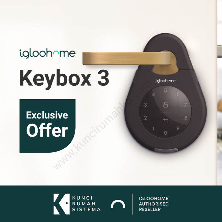 Igloohome Smart Keybox 3 - Key Box Digital, Tempat Simpan Kunci, Tempat ...