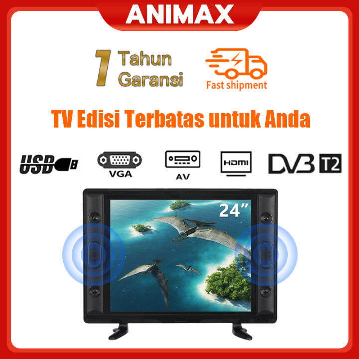ANIMAX TV LED Digital 24 inch Televisi DVB-T2 FULL HD ORIGINAL GARANSI 1 TAHUN | Lazada Indonesia
