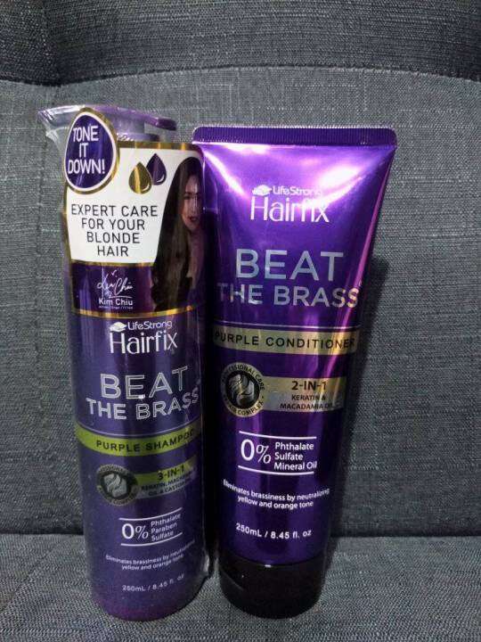 HAIRFIX Beat The Brass Purple (Shampoo 250ml / Conditioner 250ml ...
