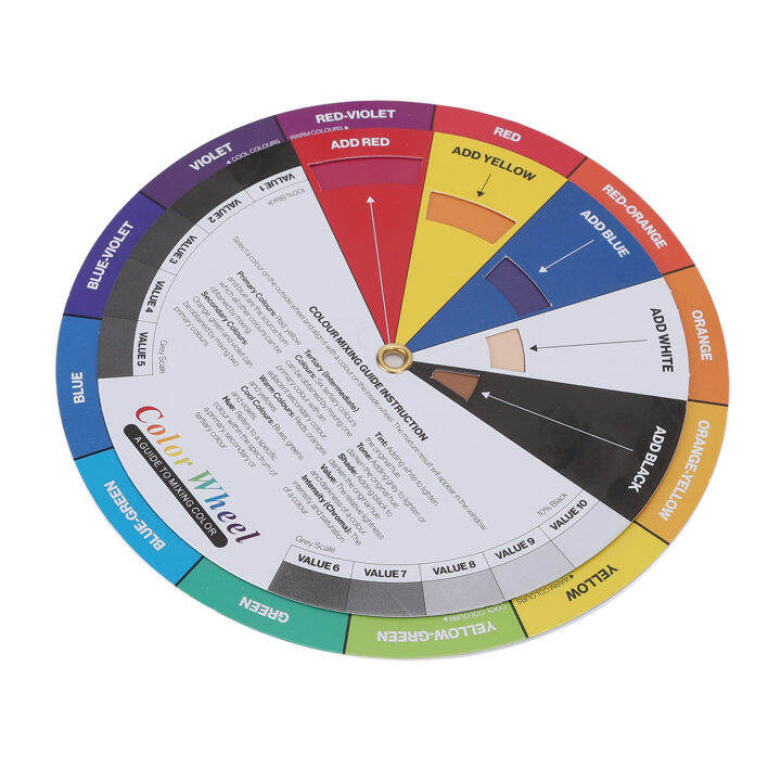 Tattoo Color Wheel Chart, Prevent Discoloration UV Resistant Coating ...