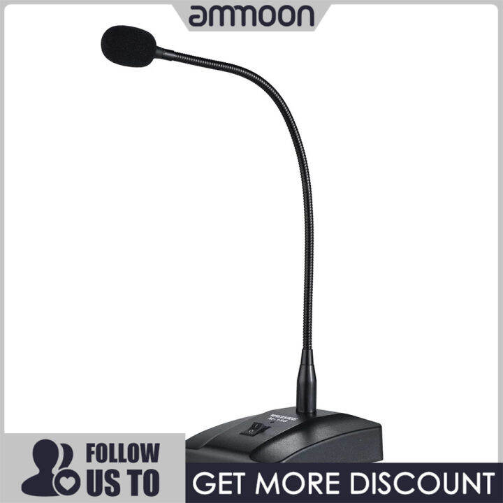 [ammoon]WEISRE Wired Desktop Condenser Microphone Cardioid with 10ft ...