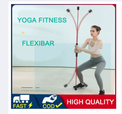 Flexibar Multifunction Muscles Strength Fitness Rod Yoga Diet Vibrating ...