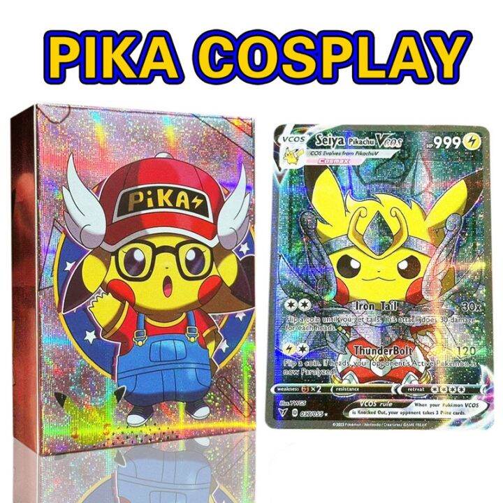 Anime Holographic Cards Pikachu DIY Luffy Tanjirou Piece Goku Eva ...