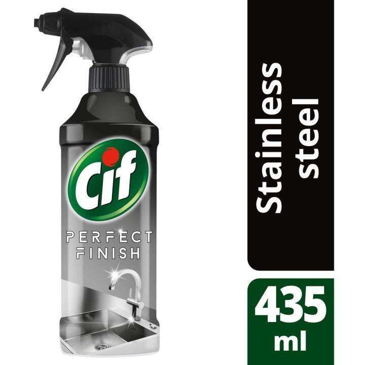 Cif Perfect Finish Stainless Steel Cleaner Spray 435 ML | Lazada PH
