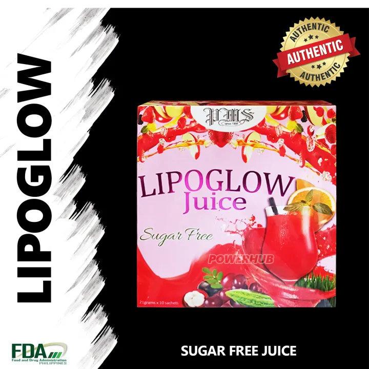 100% AUTHENTIC PMS Lipo Glow Juice (SUGAR FREE | Lazada PH