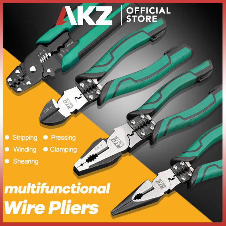 AKZ 5in1 Super Hardness Industrial Grade Chromes Vanadium Steel Vise Multi-function Universal ...