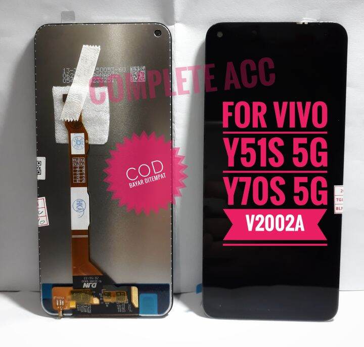 LCD + TOUCHSCREEN FOR VIVO Y70S 5G / Y51S 5G / V2002A OLED2 FULLSET ...