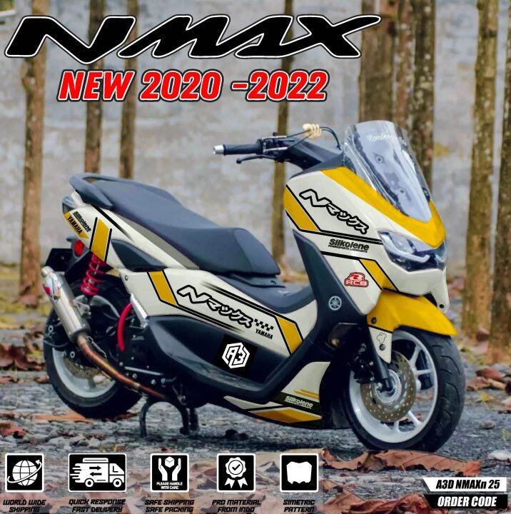 Decal Sticker Nmax New 2020 - 2022 Fullbody GRADASI POLOS Decal Sticker ...