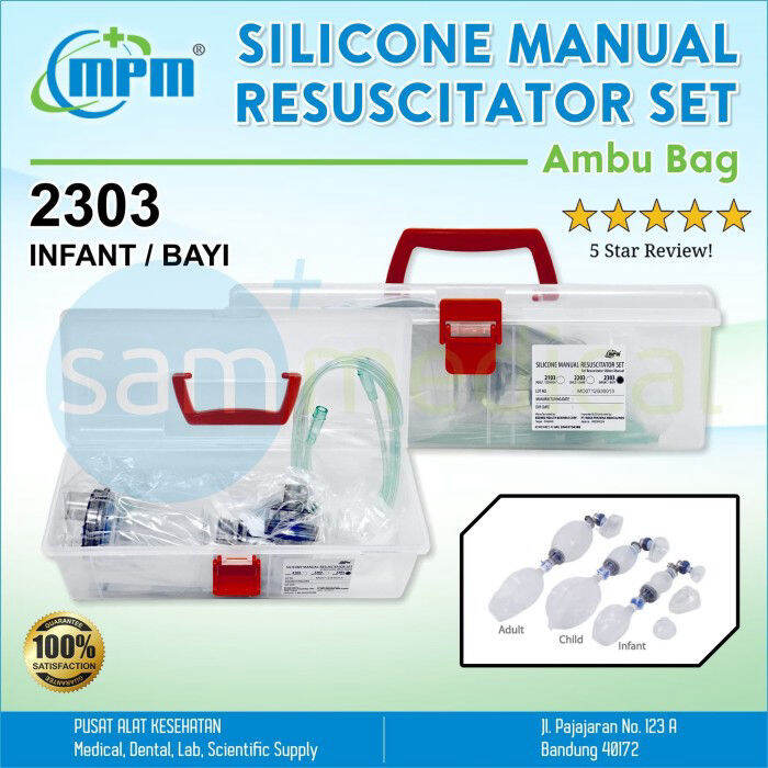 MPM Silicone Resuscitator Ambu Bag Infant atau Bayi | Lazada Indonesia