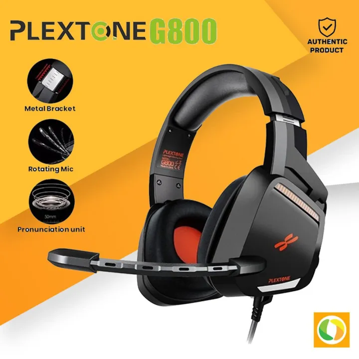 Original Plextone G800 Extra Bass Budget Gaming Headset Lightweight ...