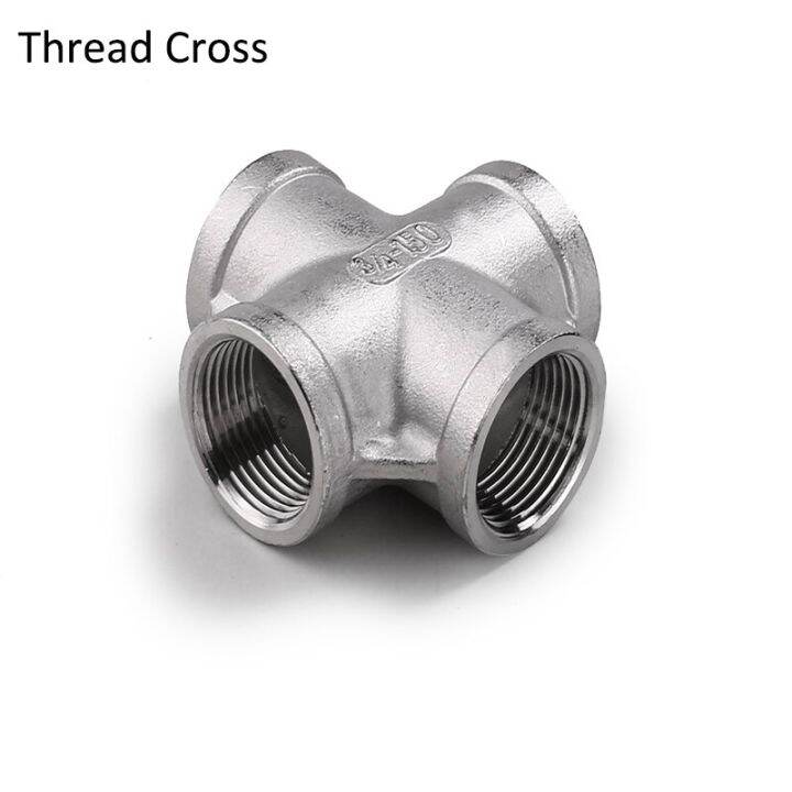 【Worth-Buy】 Dn6 Dn8 Dn10 Dn15 Bspt Threaded Ss304 Stainless Steel Cross ...