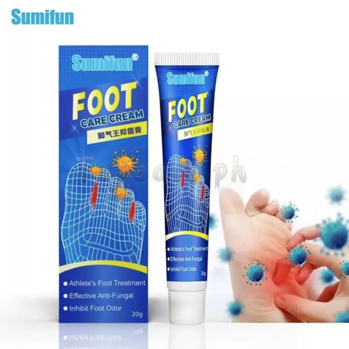 SUMIFUN Anti Fungal Foot Cream for Inhibiting Foot Bacteria and Beriberi Treatment 20g | Lazada PH