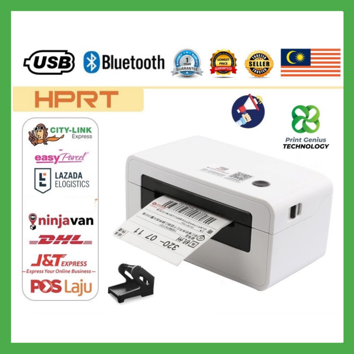 HPRT N41 Bluetooth Thermal Printer Barcode A6 Shipping Label AWB ...